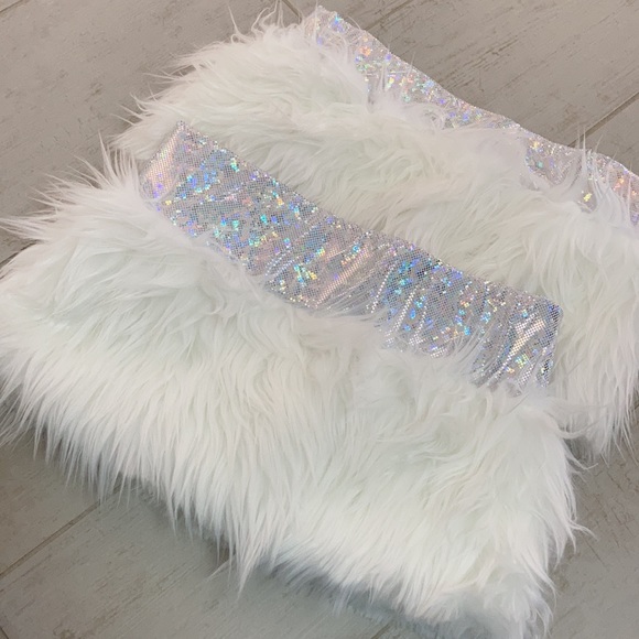 Dolls Kill | Skirts | Fuzzy Hologram Lightup Skirts | Poshmark